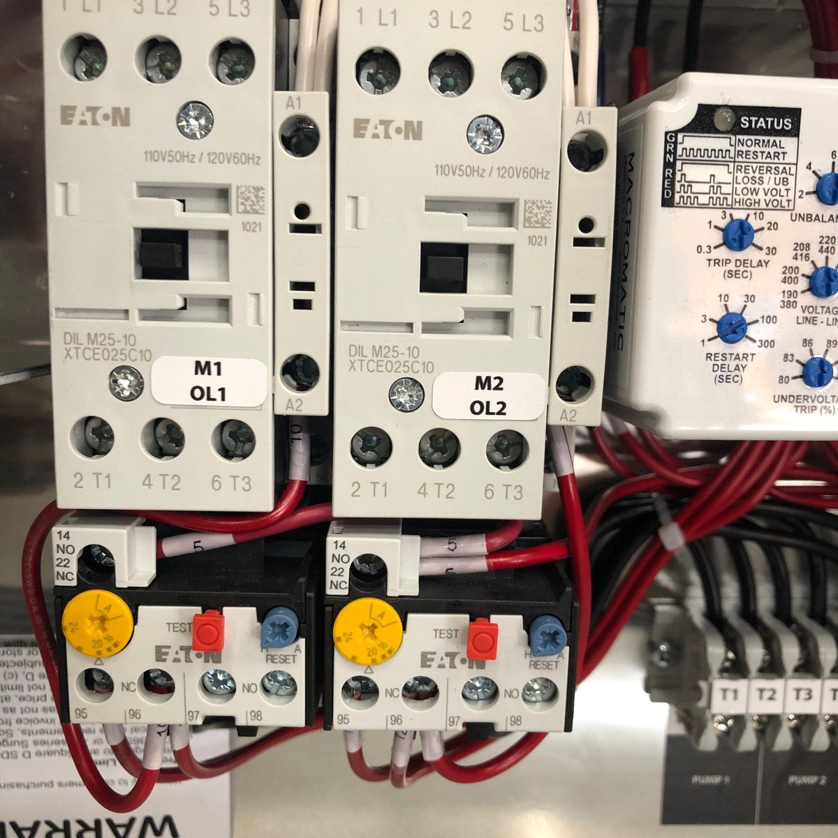 5HP 230V 3Phase Duplex Pump Station Control Panel OEC3003PHOLETM ...