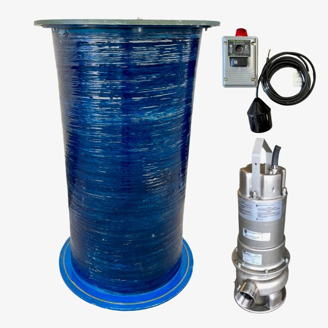 2' x 4' 1/2 hp Simplex Pump Residential Sewage Lift Station – Technical ...